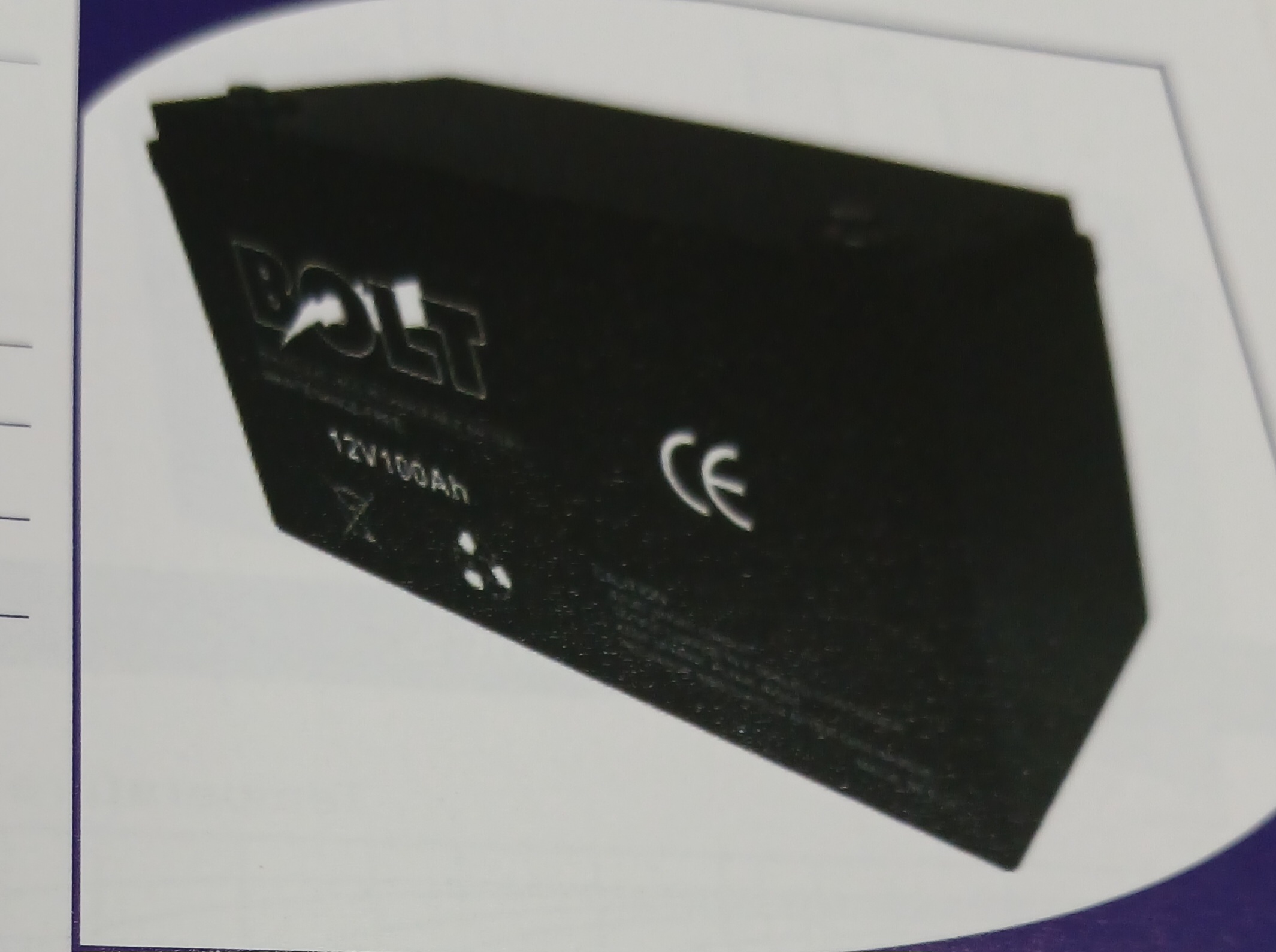 BOLT – SOLAR GEL BATTERIES - Courts Fiji