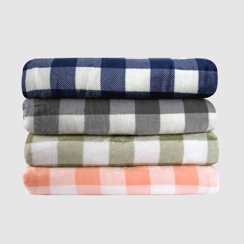 ETHAN CHECK FLEECE BLANKET - Courts Fiji