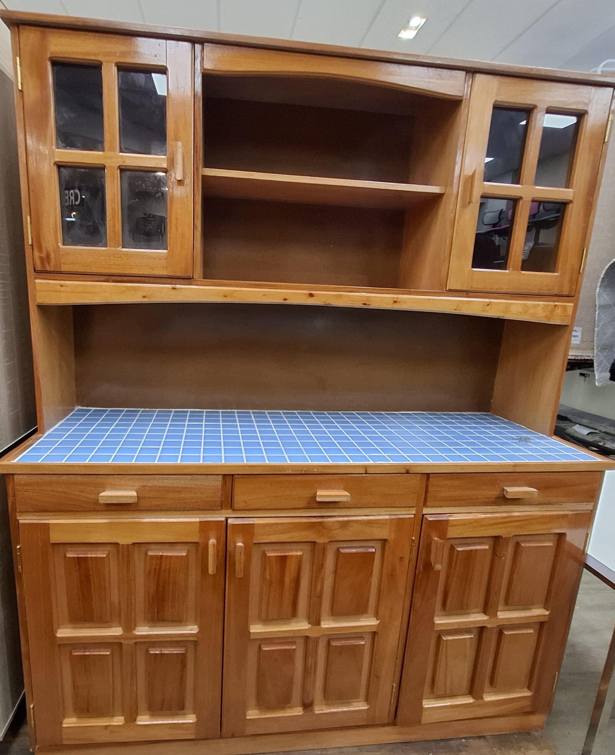 PRINCETON TILE TOP BUFFET HUTCH 5 DOOR 3 DRAWER - Courts Fiji