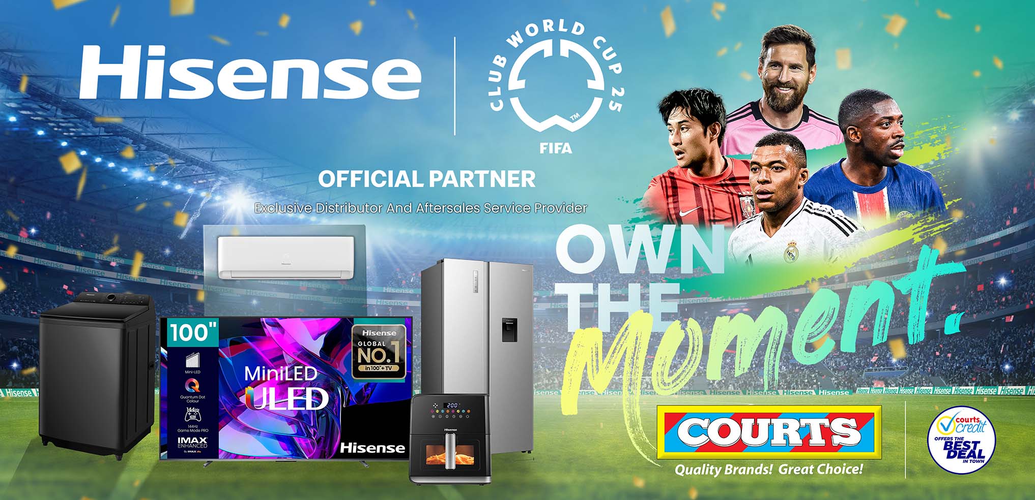 Hisense Own The Moment Promotion 2025 - Courts Fiji