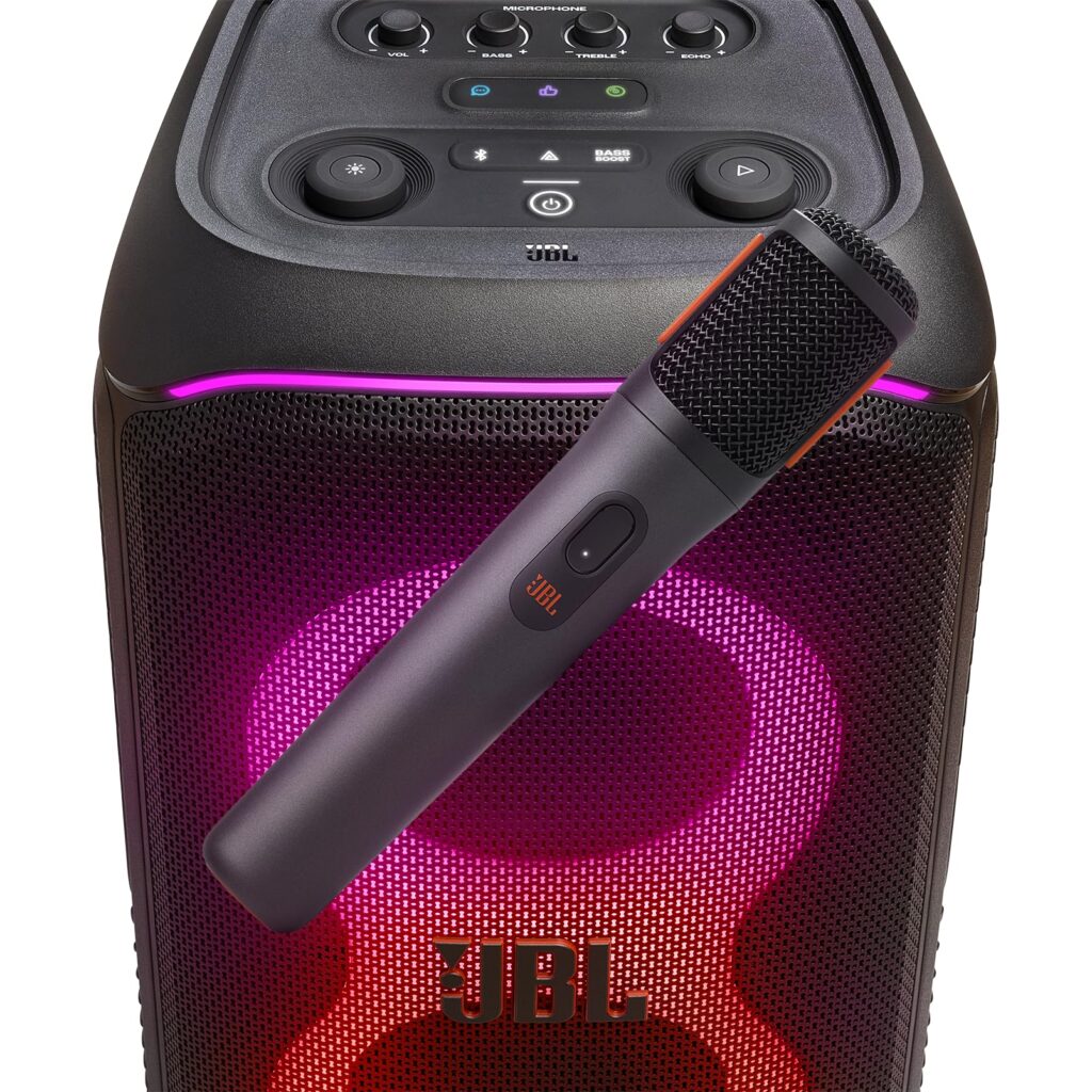JBL PARTYBOX 2PK WIRELESS DIG RECHRGBL MIC - Courts Fiji