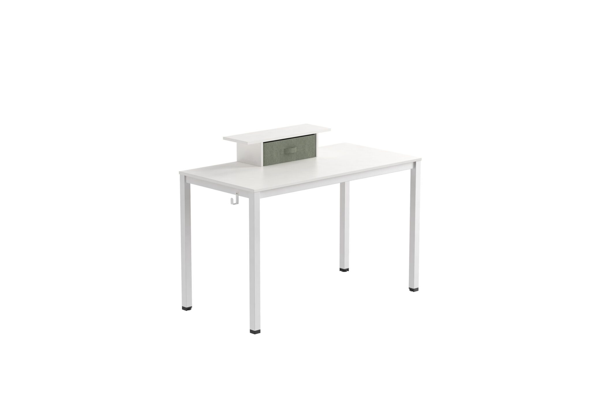 SUNON WRITING TABLE WHITE STEEL LEG - Courts Fiji